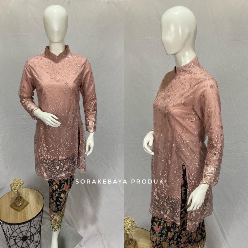 Jual kebaya tile kebaya tunik kebaya wisuda kebaya belah samping ...
