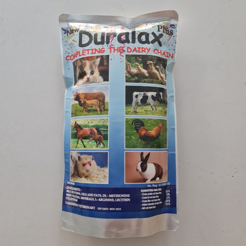 Jual Susu Ternak DURALAX 600gr Susu untuk Sapi, Kerbau, Kuda, Ayam ...