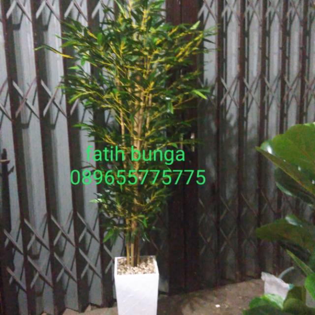 Jual Pohon bambu artificial 170cm/pohon hias/bambu penyekat/bunga ...