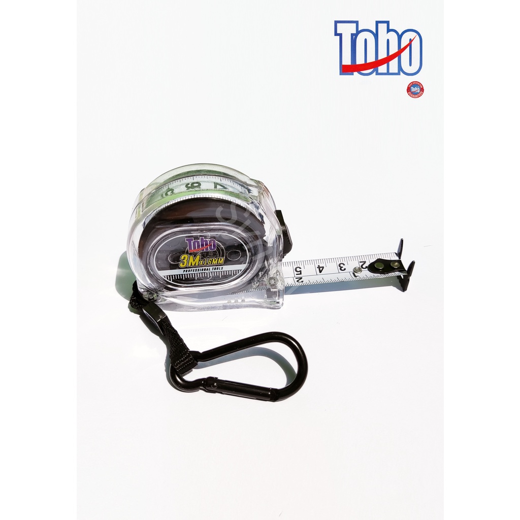 Jual Meteran TOHO 3 m / Measuring Tape Transparant 3 Meter TOHO ...