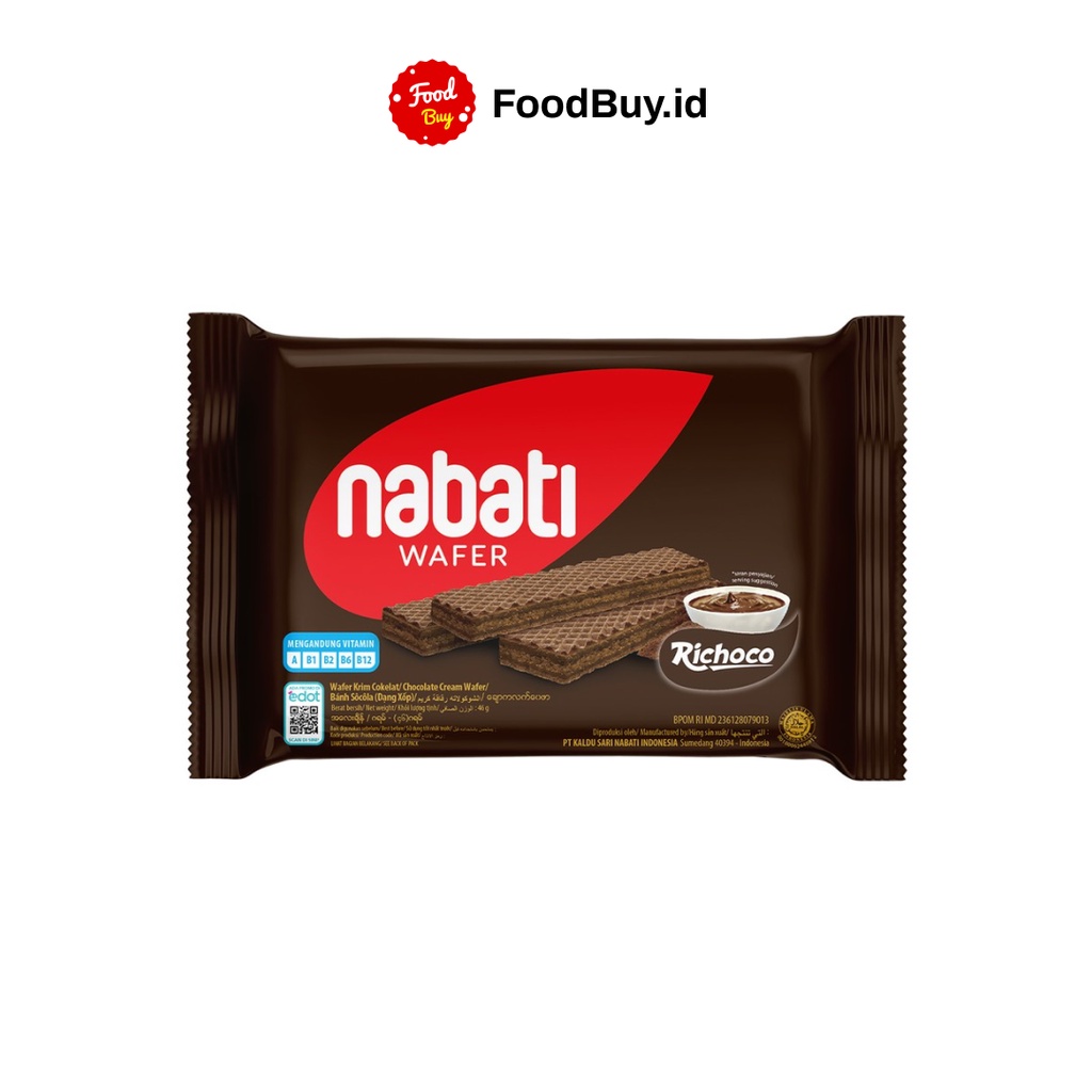 Jual Nabati Wafer Cream Cokelat Richoco 42 gr | Shopee Indonesia