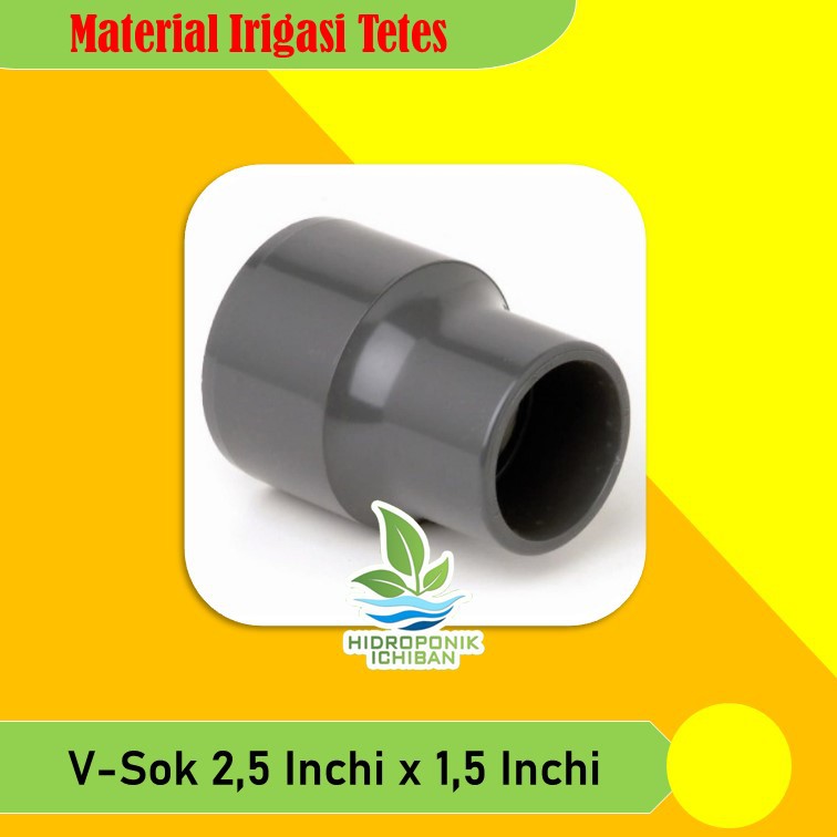 Jual V-SOK VLOK SOK SHOCK Ukuran 2,5 x 1,5 Inchi untuk Sambungan Pipa ...