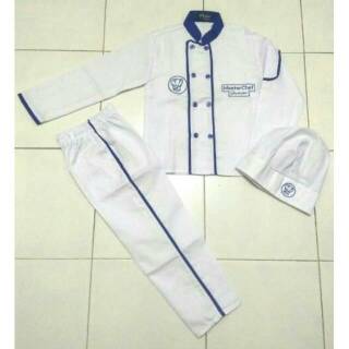 Jual Baju Kostum Seragam Karnaval Anak Profesi Koki Master Chef ...