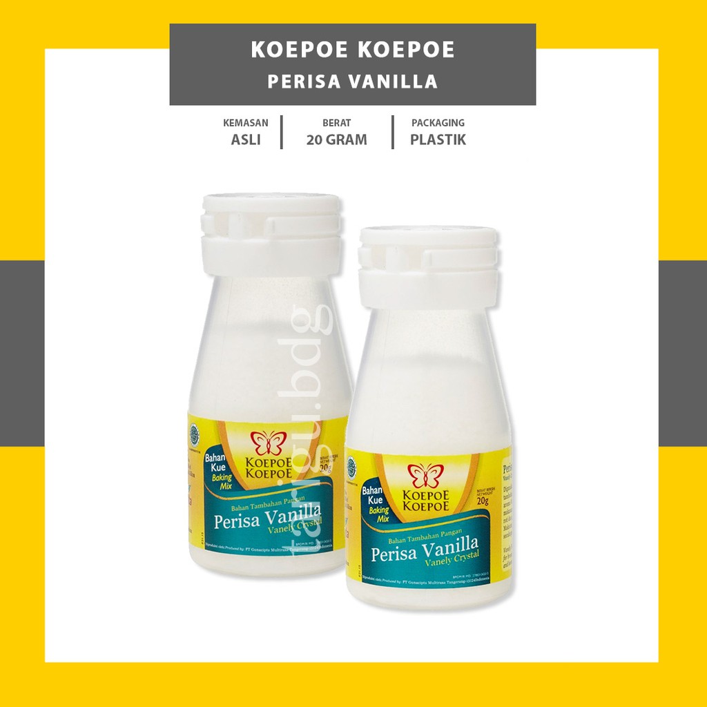 PERISA VANILLA KOEPOE KOEPOE 20GR - PERASA VANILA VANILI - BUBUK VANELI ...