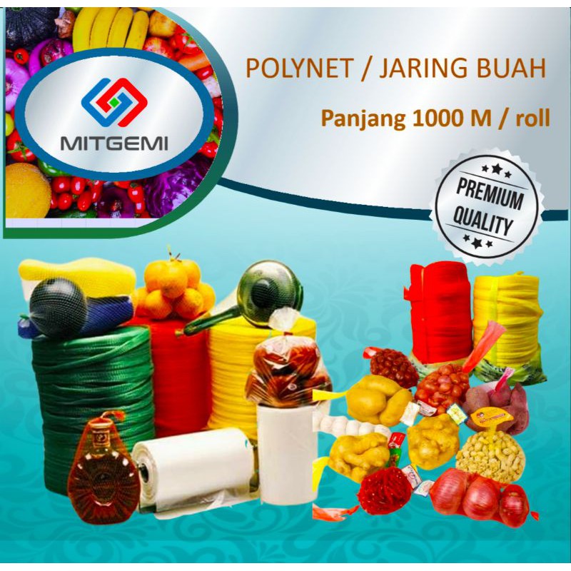 Jual polynet / jaring buah roll besar - best fresh ( 1000 m ) Indonesia ...