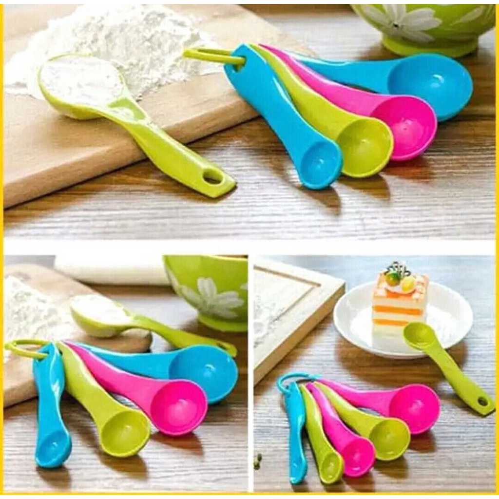 Jual (fashionstar9) Sendok Takar Takaran Ukur Gram Kue Air Bumbu Gula ...