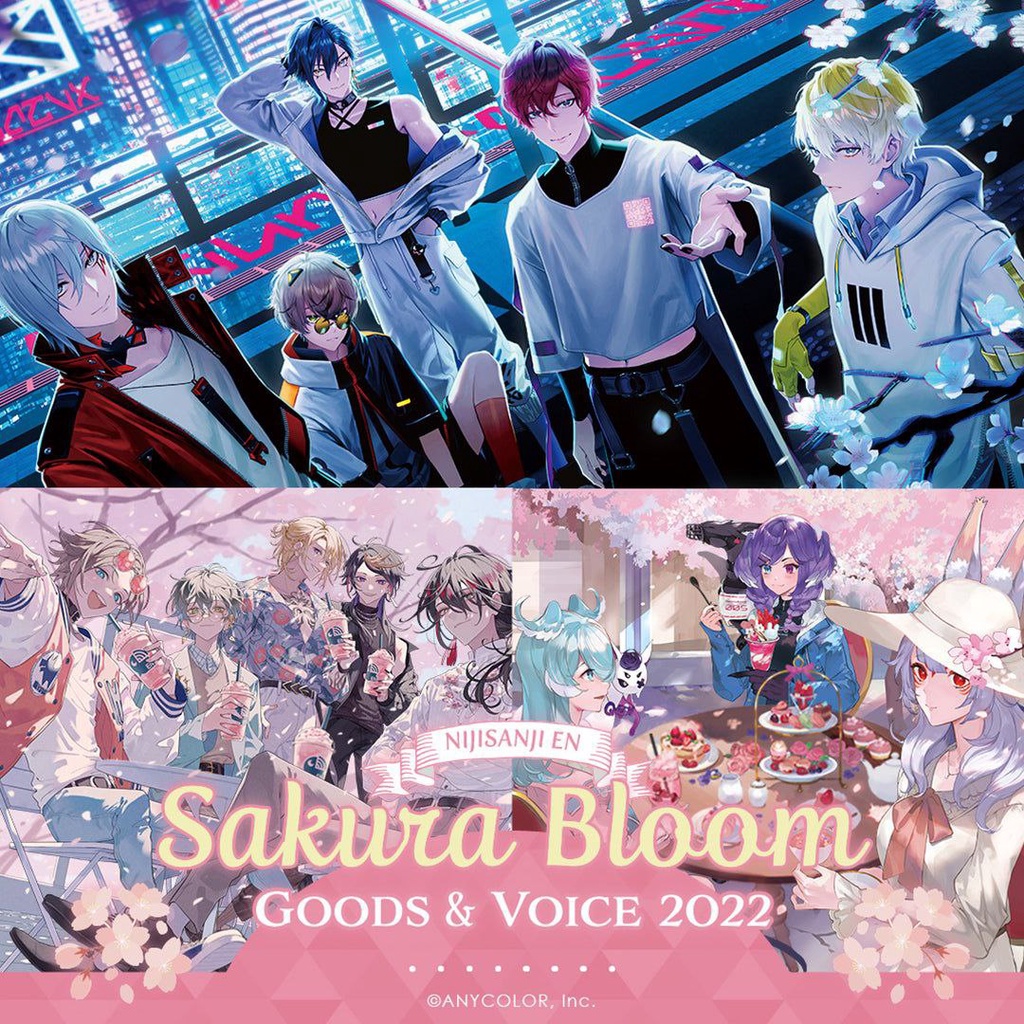 Jual Nijisanji EN Sakura Bloom Voice 2022 (Ike, Luca, Mystsa, Shu, Vox, Alban, Fulgur, Uki, Yugo ...
