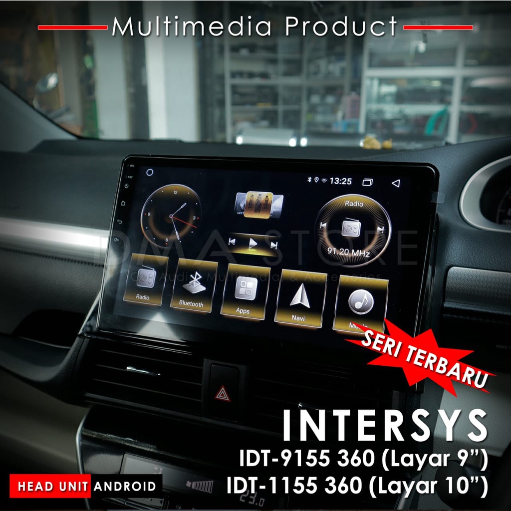 Jual Head Unit Android Intersys IDT 9155/1155 360 Ram 4GB/64GB Voice ...