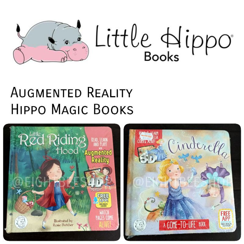 Jual AR Augmented Reality Little Hippo Magic Books Little Red Riding ...