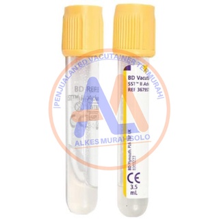 Jual BD Vacutainer Tube SST II PLH 13 x 75 3.5 PLBL CE GLD | Shopee ...