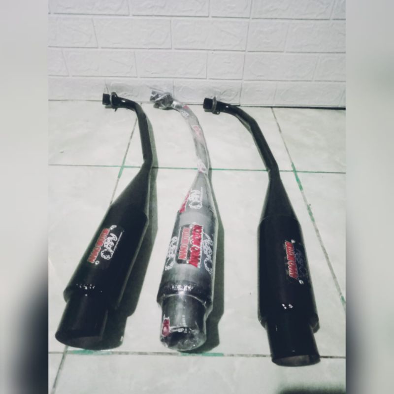 Jual Knalpot Racing Ahou Motor Jupiter Supra Revo Blade Astrea Crypton ...