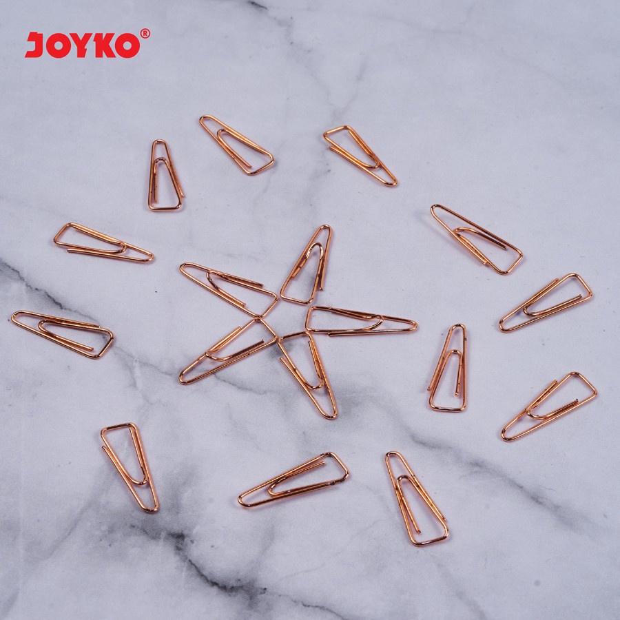 Jual TRIGONAL CLIP JOYKO NO. 3 RG-ROSE GOLD| PAPER CLIP | PENJEPIT ...