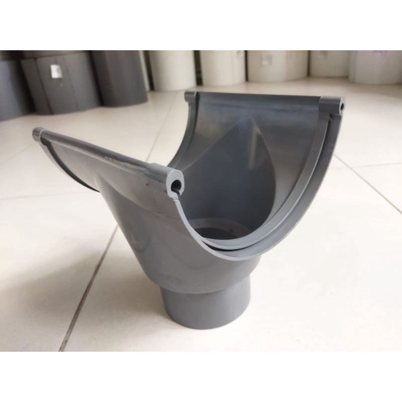 Jual corong talang stengah lingkaran pvc langgeng ukuran 6inch dan ...