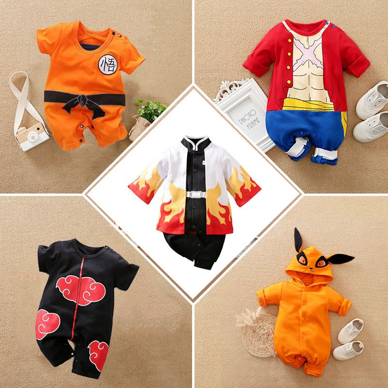 Jual Baju Bayi Baju Anak Cowo Cewe Baju Kostum Anime Goku Naruto Hokage ...