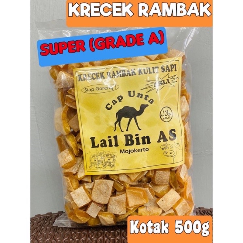 Jual krecek rambak kulit sapi kotak CAP UNTA Indonesia|Shopee Indonesia