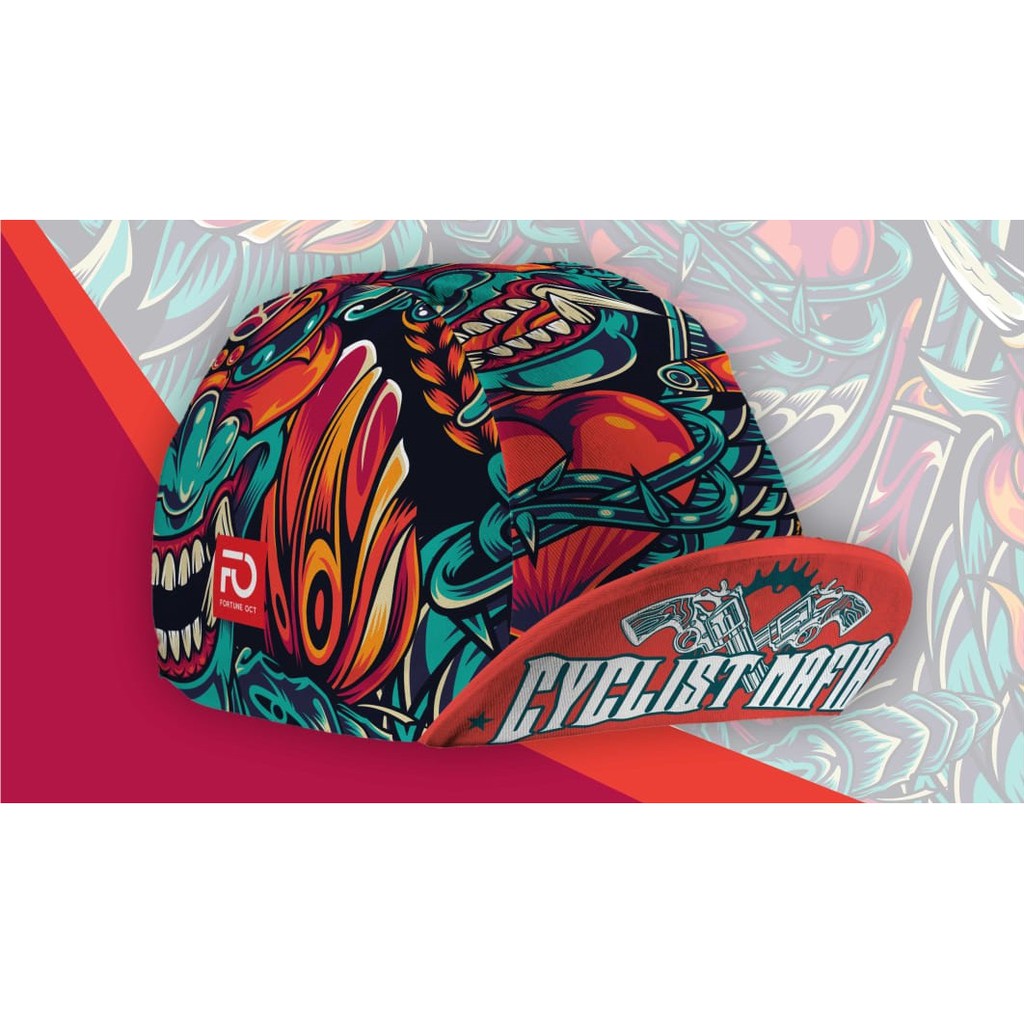 Jual Cycling Cap Cyclist Mafia Colour (Topi Sepeda) | Shopee Indonesia