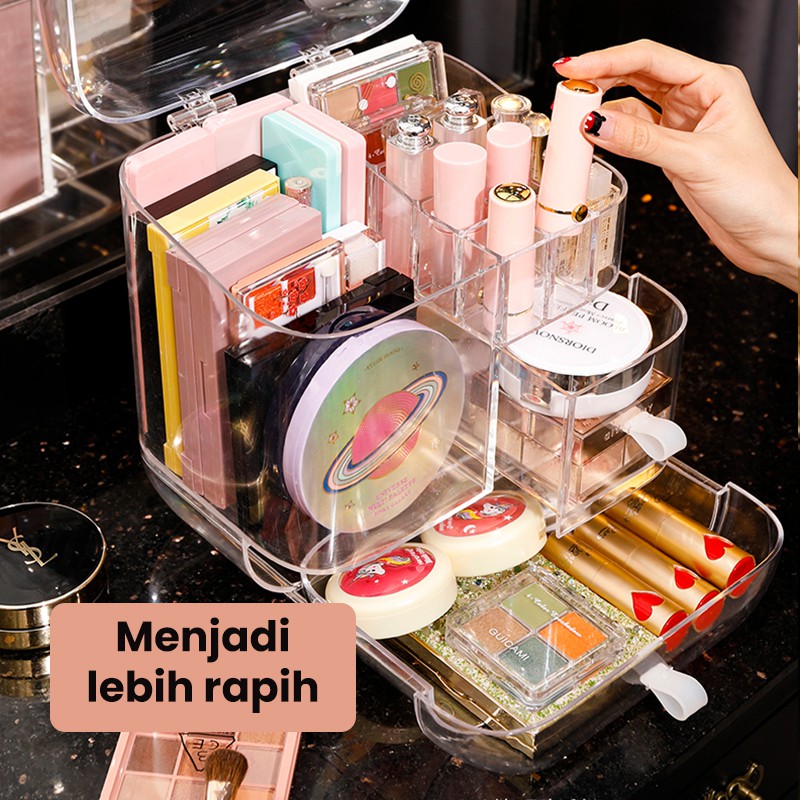 Jual Greenland Rak Kosmetik Acrylic Rak Make Up Organizer Tempat Makeup ...