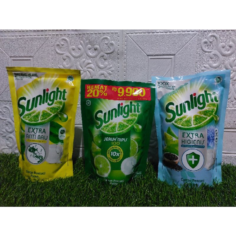 Jual Sunlight Jeruk Nipis pencuci piring Refill 700ml , Ekonomi Power Liquid 755ml Sabun pencuci ...