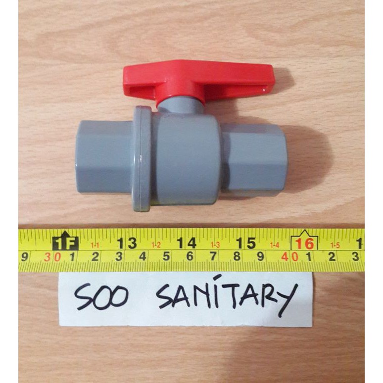 Jual Ball Valve 1/2" KDJ King Da Jeng - Stop Kran PVC Sok Polos ...