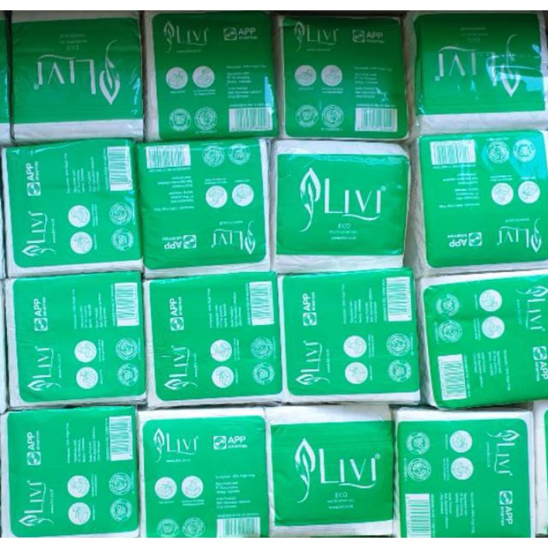 Jual Tissue Livi ECO Pop Up Meja Multi Purpose|tissue kecil|tissue ...