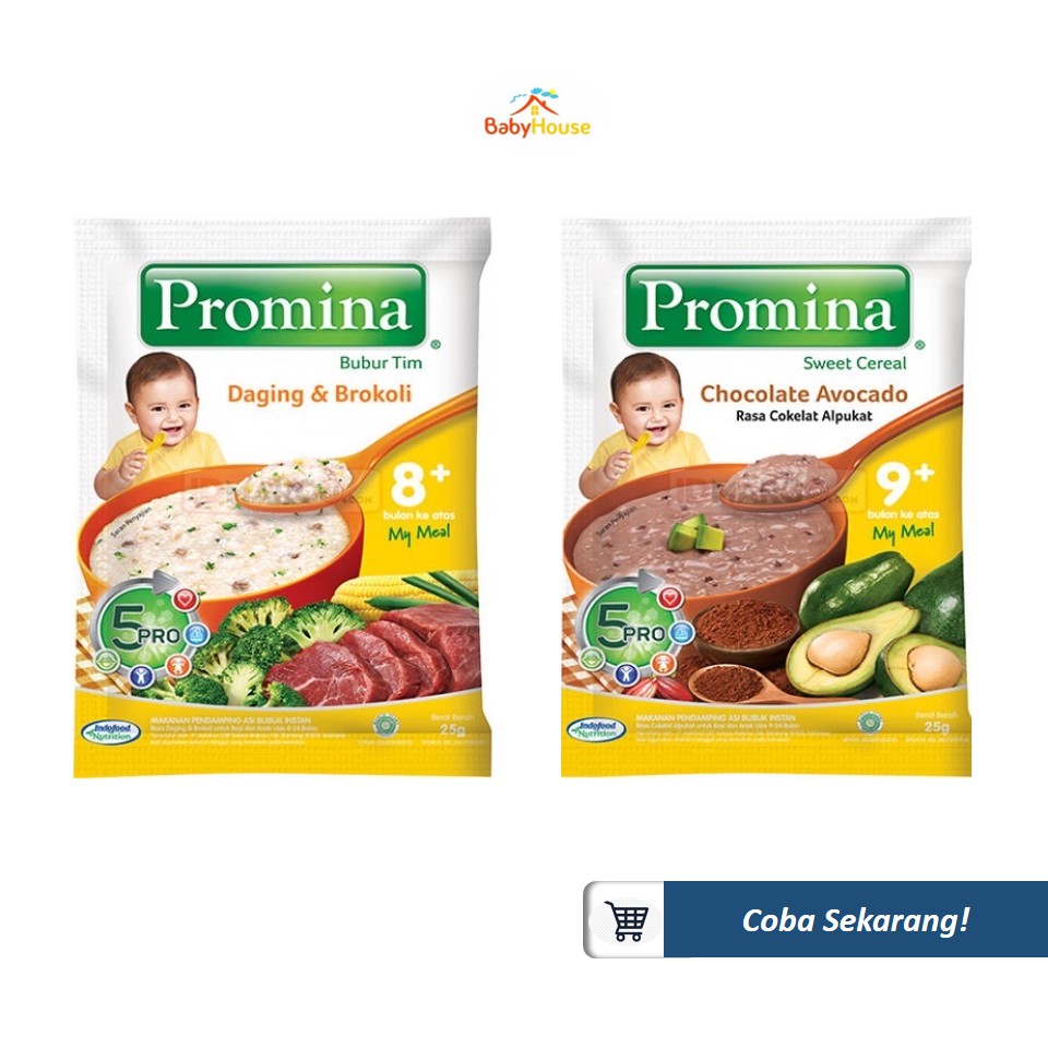 Jual Promina Bubur Tim Sachet 8+ 25 Gram | Shopee Indonesia