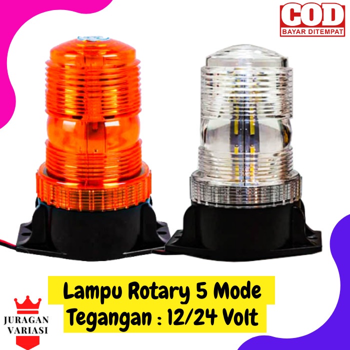 Jual Lampu Variasi Rotari Rotary Warning Light LED Mobil Forklif Truk ...