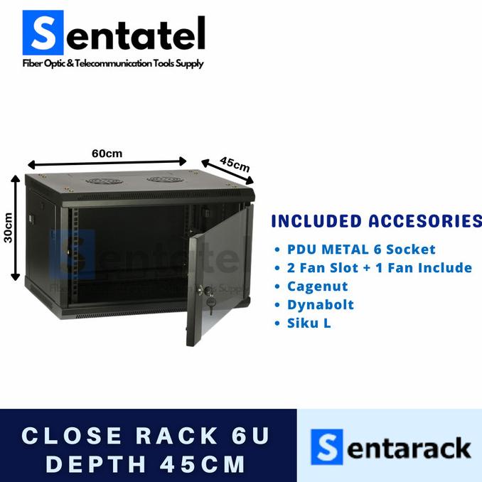 Jual Close Rack 6u / Rack Server 6U Depth 45 cm | Shopee Indonesia