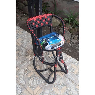 Jual Kursi Boncengan Anak Motor Matic Full Anyam / Kursi Boncengan Anak ...