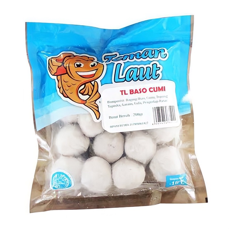 Jual Teman Laut Frozen Food / Teman laut Baso Cumi [200gr] Indonesia ...