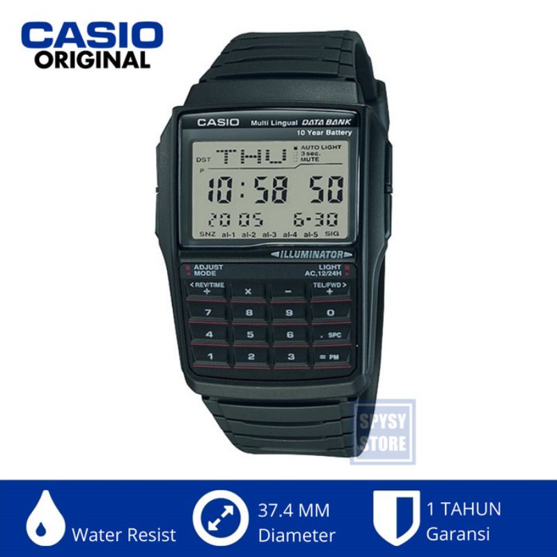 Jual Casio Databank Dbc-32-1a Dbc32 Jam Tangan Kalkulator Digital ...