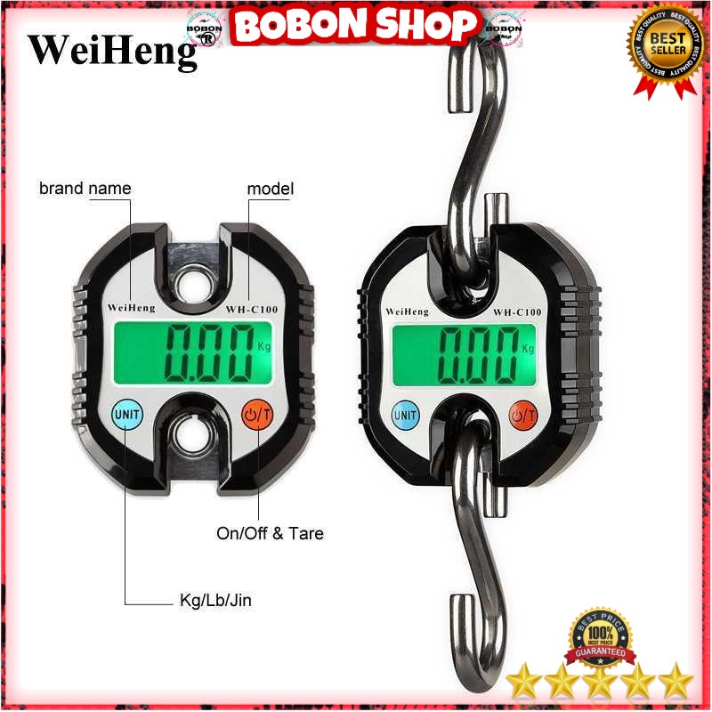 Jual Timbangan Gantung 150 Kg / Timbangan Koper Digital 150kg 50g ...