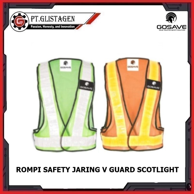 Jual Rompi Jaring V Guard Safety Vest Scotlight Jala Proyek Pengaman ...