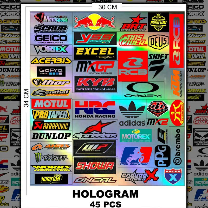 Jual stiker racing Sponsor racing stiker sponsor racing | Shopee Indonesia