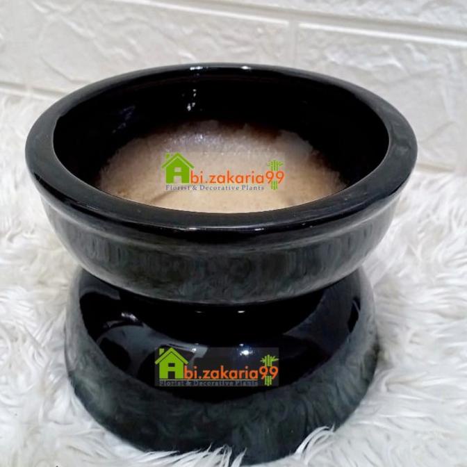 Jual Pot/Vas keramik ceper tebal elegan - Hitam | Shopee Indonesia