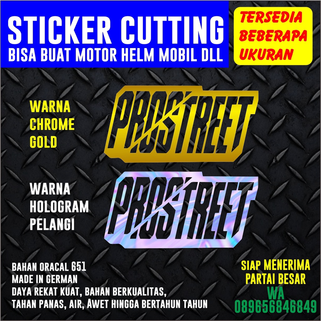 Jual stiker prostreet | Shopee Indonesia