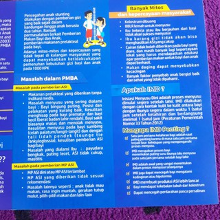 Jual Leaflet PMBA (Pemberian Makan Bayi Dan Anak) | Shopee Indonesia