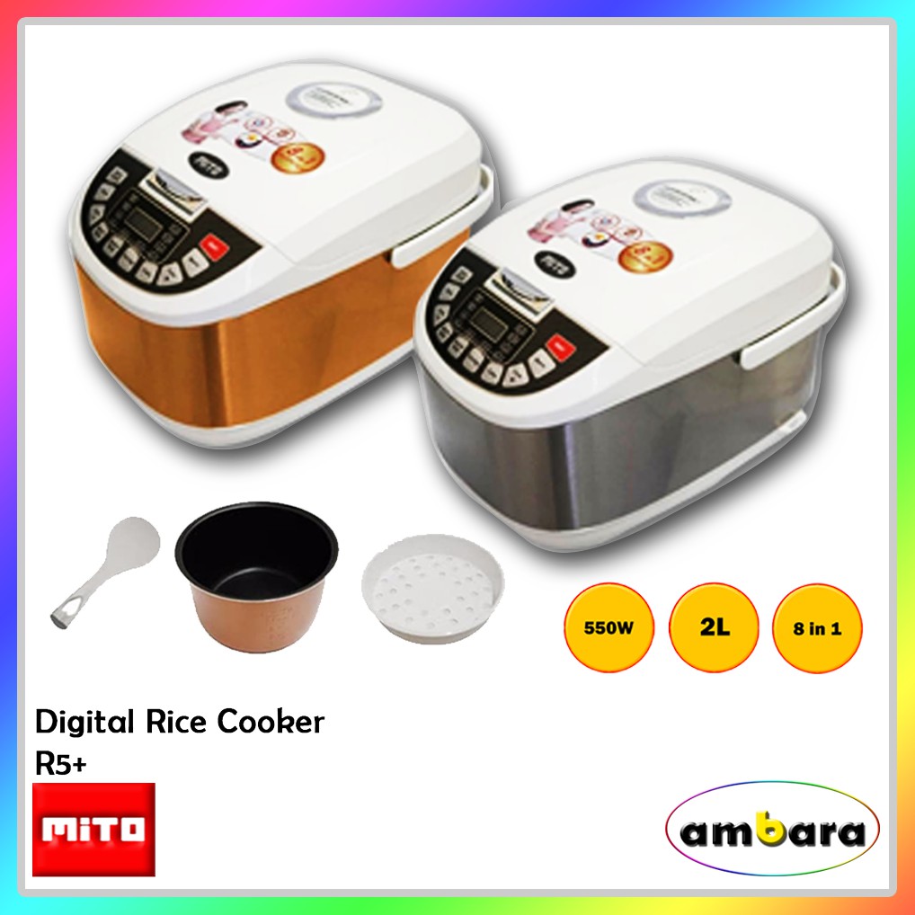 Digital Rice Cooker Mito R5 Plus Kapasitas 2 Liter | Shopee Indonesia