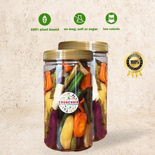 Jual Family Pack 3pcs | 1500ml Crunchgie Keripik Sayur Buah Mix Keripik ...