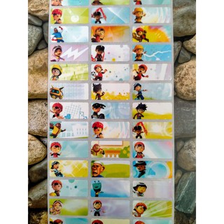Jual Stiker Label Nama Name Sticker Waterproof Anti Air BOBOIBOY ...