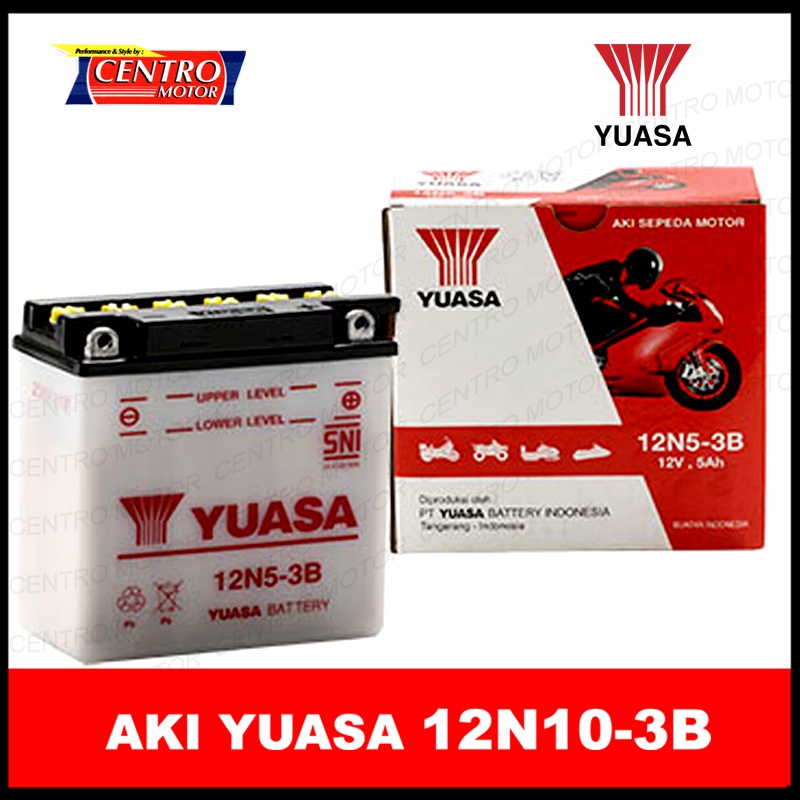 Jual YUASA 12N10-3B.10 AMPER.AKI MOTOR VESPA NEW PX 150, THUNDER 250cc.ORIGINAL YUASA.AKI BASAH ...