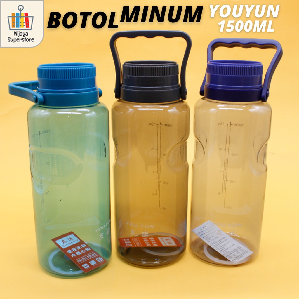 Jual Botol Minum You Yun Sport Water 1500 ml - Botol Minuman Tumblr ...