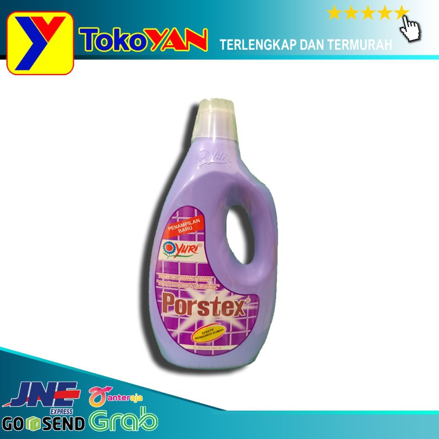 Jual PORSTEX Yuri Pembersih Keramik Botol Ungu 500ml Indonesia|Shopee ...