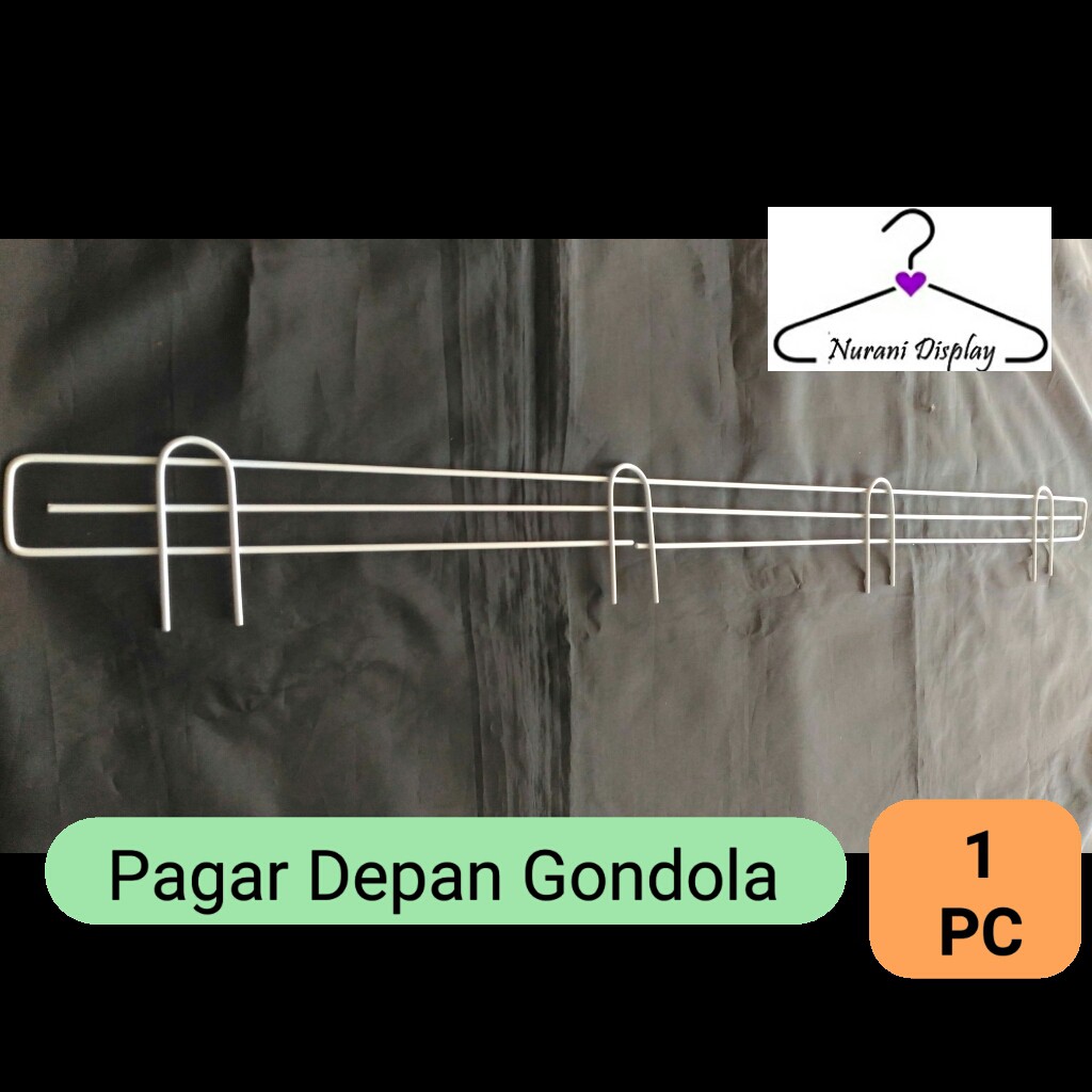 Jual PAGAR DEPAN PUTIH RAK MINIMARKET SUPERMARKET PEMBATAS STOPPER RAK ...