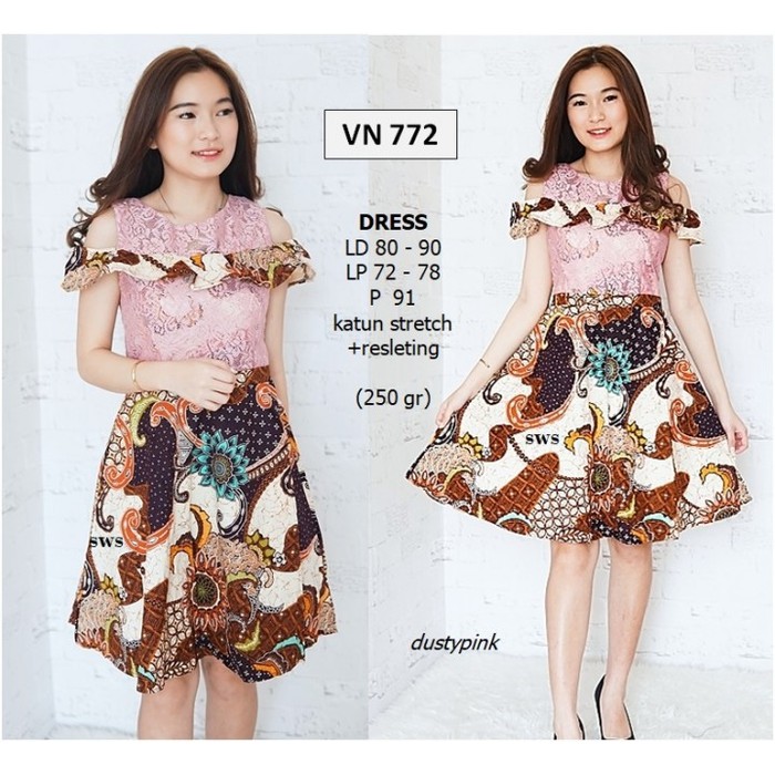 Model Dress Batik Remaja