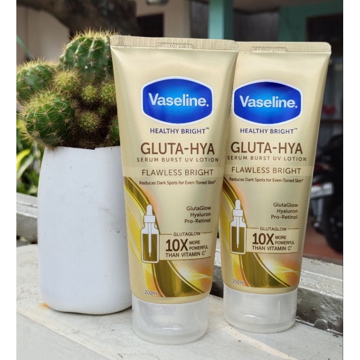 Jual VASELINE GLUTA HYA GOLD 200ml | Shopee Indonesia