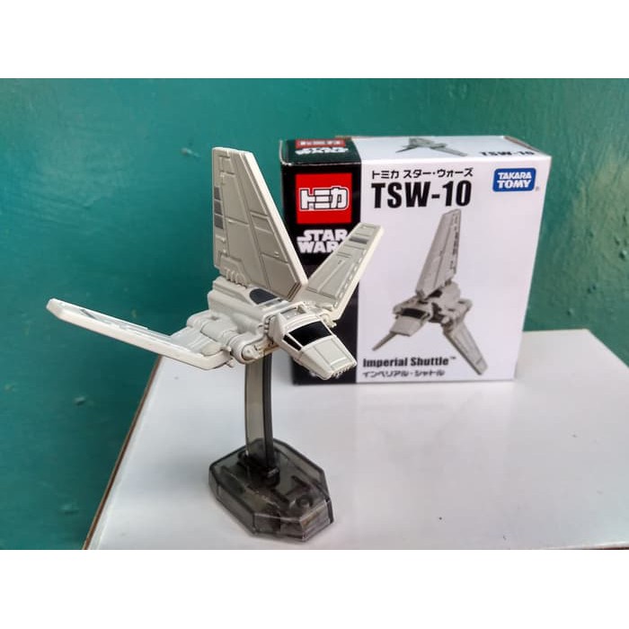 Jual Tomica Star wars TSW-10 Imperial Shuttle Diecast Pesawat miniatur pesawat harga murah ...