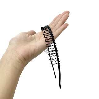 Jual Bando Sirkam Rambut Besi Polos Gelombang – Wavy Steel Haircomb ...