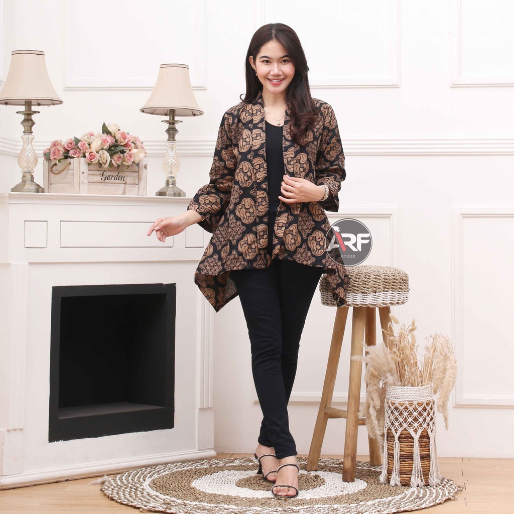 Jual Blazer batik wanita / Baju batik kantor / Batik tradisional ...