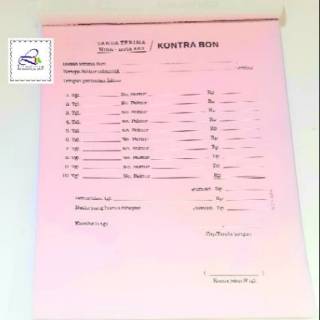Jual Buku Tanda Terima Kontra Bon Rangkap 2 | Shopee Indonesia