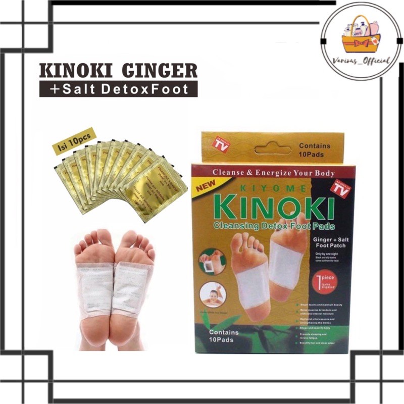 Koyo Kaki Detox Kinoki Gold Emas ORIGINAL 1 BOX / Kinoki Cleansing ...
